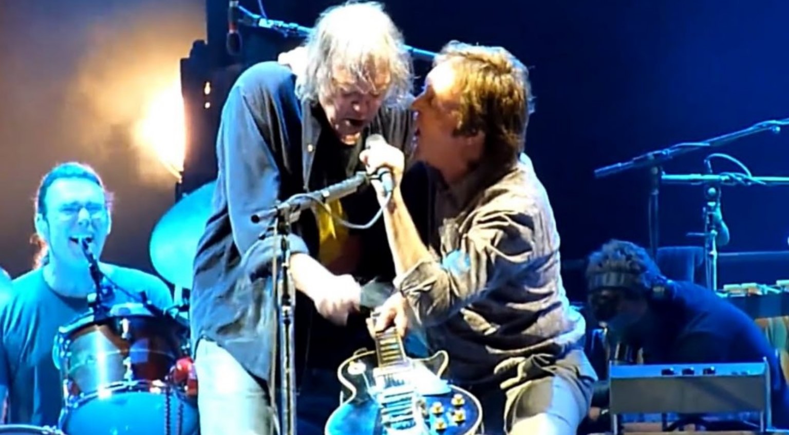 Neil Young and Paul McCartney created a moment that felt like time ...